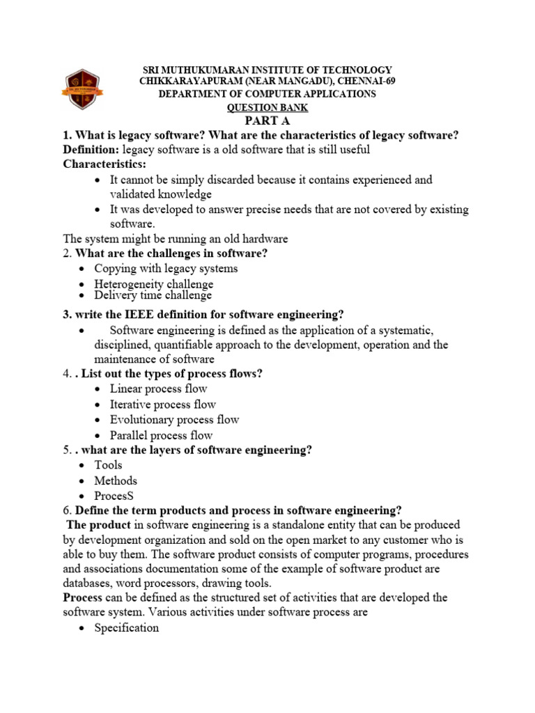 CCS356 - OOSE Question Bank | PDF | Software Development Process | Agile Software Development