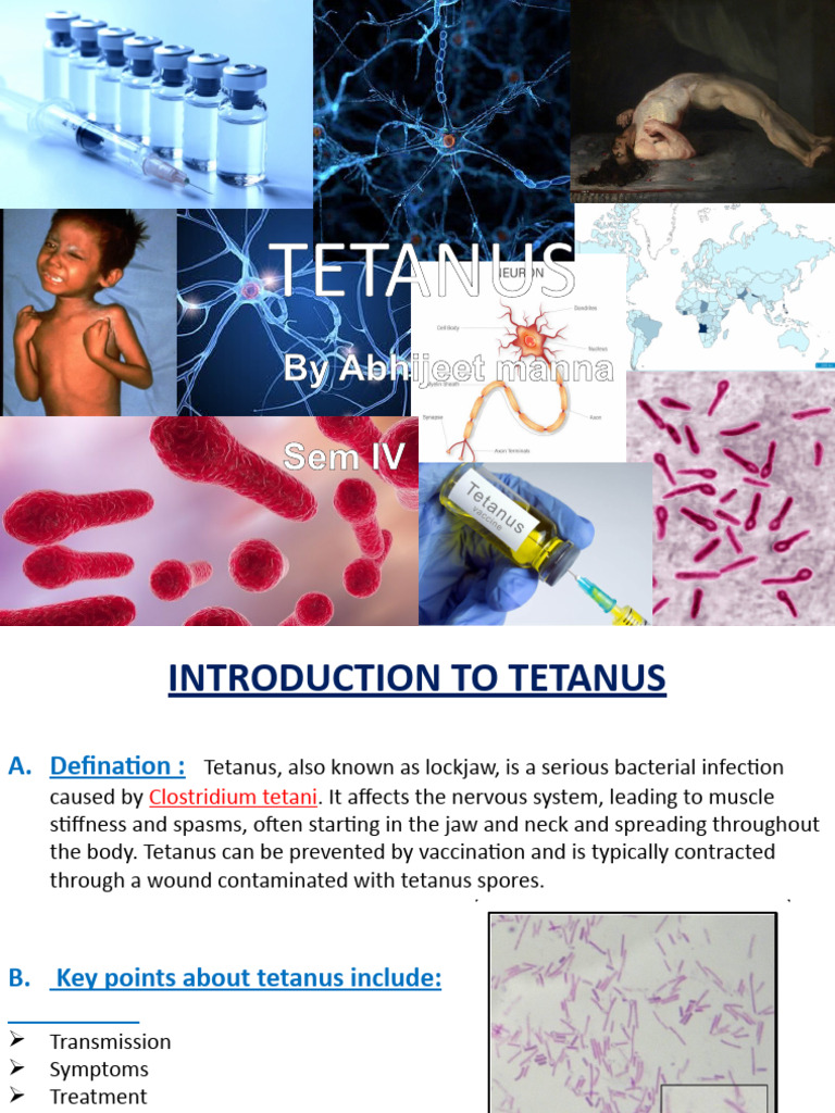 Tetanus Final | PDF | Neuron | Clinical Medicine