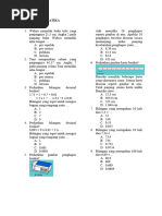 Soal Matematika Kelas 5 Bilangan Cacah Sampai 100000 Kurikulum Merdeka | PDF