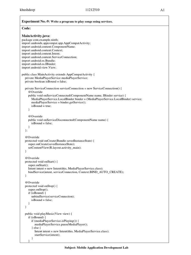 Ex9 Merged | PDF | Android (Operating System) | Software