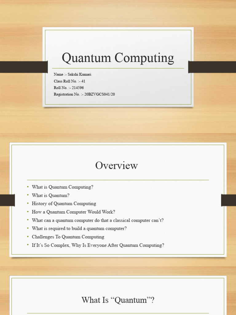 Understanding Quantum Computing Basics | PDF | Quantum Computing ...