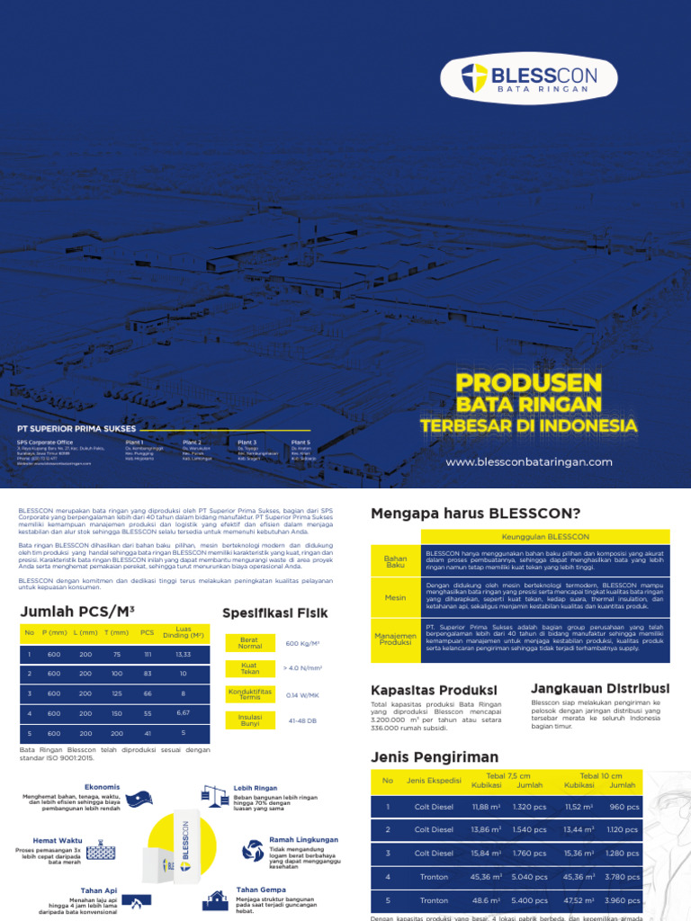 Brosur Blesscon Project 121222 | PDF