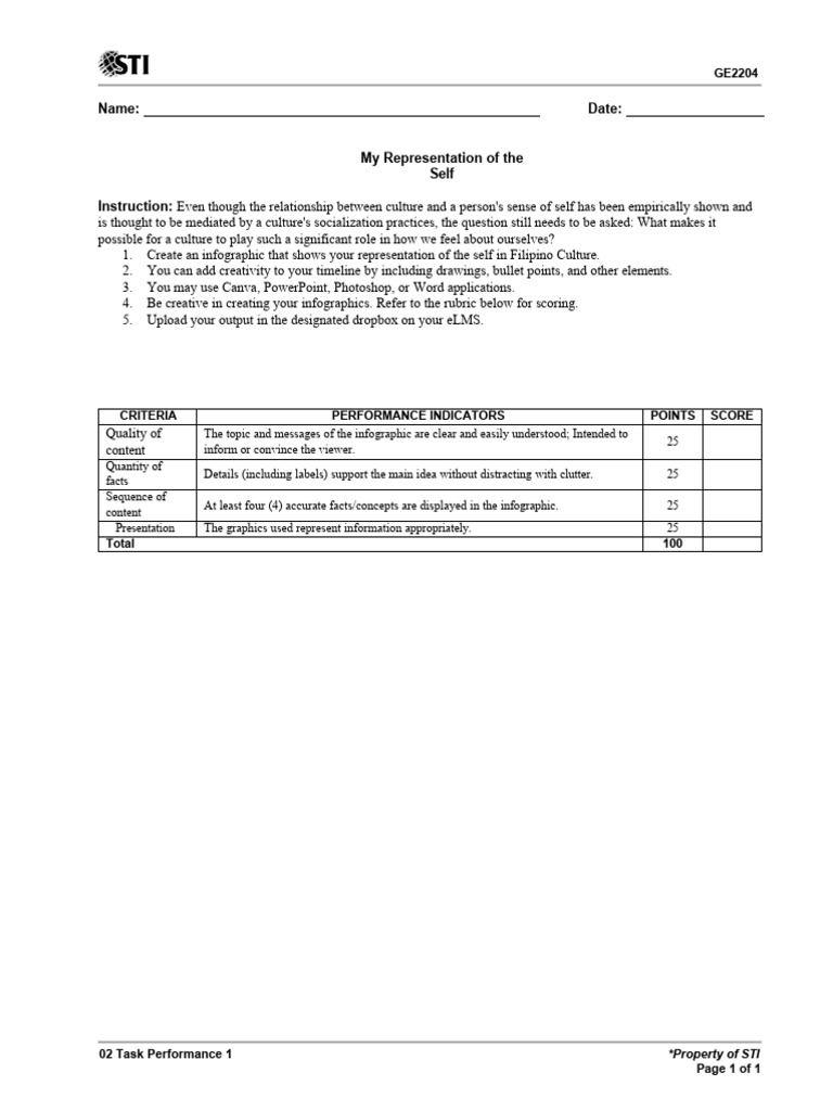02 Task Performance 1 | PDF