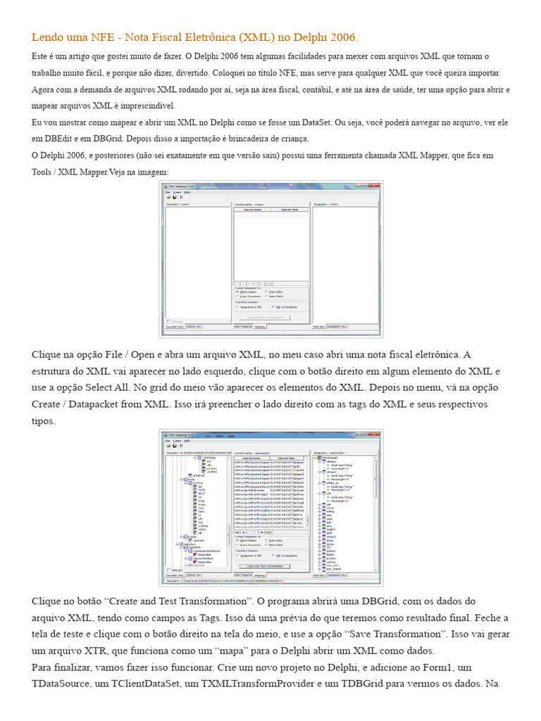 Blog do Delphi_ Lendo uma NFE - Nota Fiscal Eletrônica (XML) no Delphi 2006_ | Download grátis ...