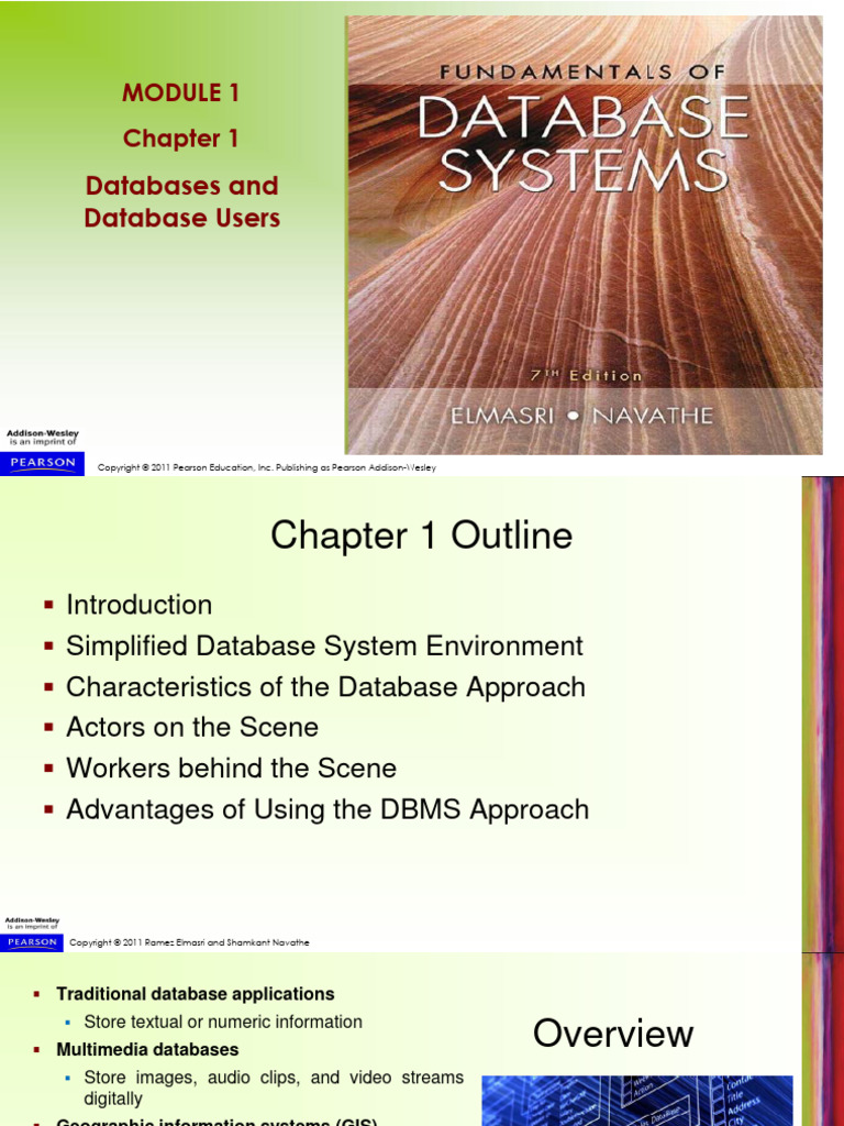 MOD 1 1 | PDF | Databases | Database Transaction