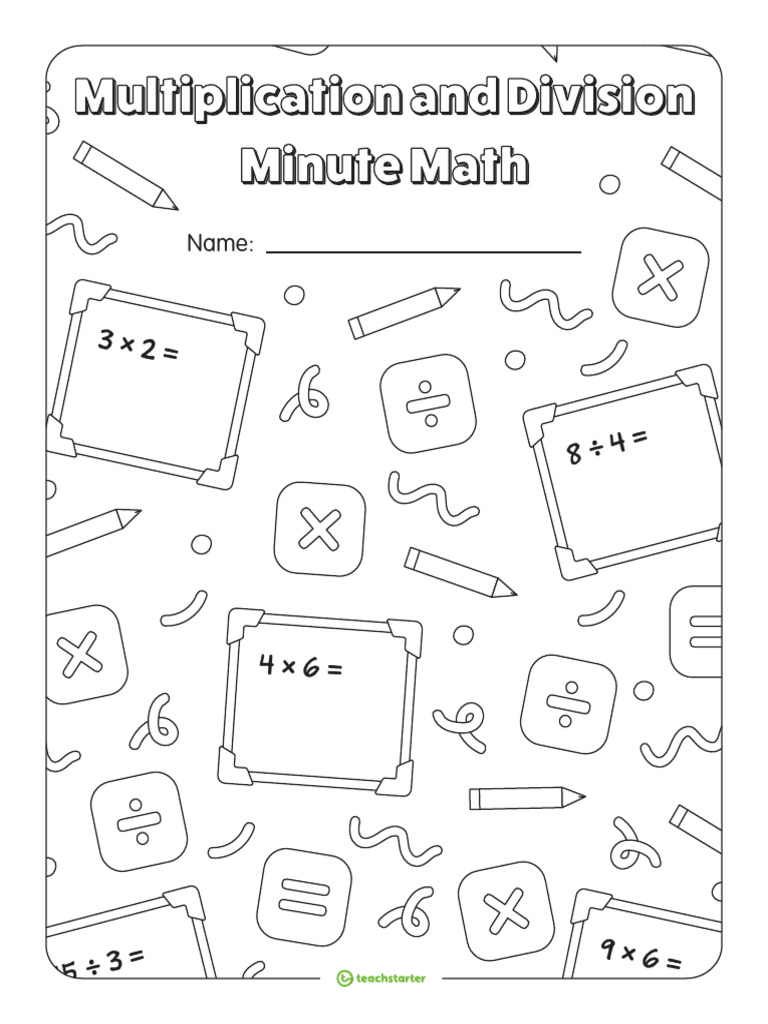 Math Practice: Multiplication & Division | PDF | Cooking, Food & Wine ...