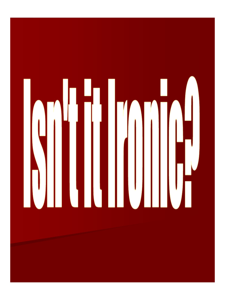 Types of Irony | PDF | Irony