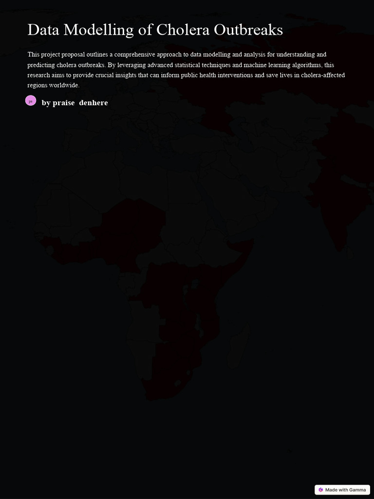 Data-Modelling-of-Cholera-Outbreaks | PDF | Cholera | Machine Learning