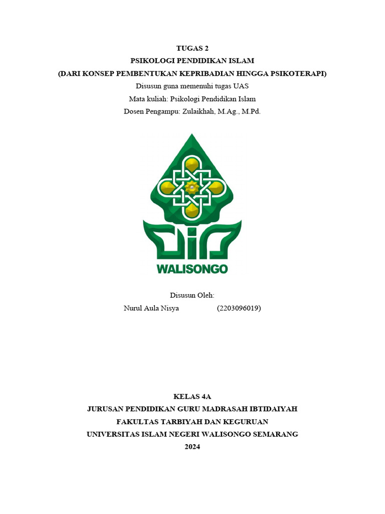 019 - Nurul Aula Nisya - Resum Buku PPI TUGAS 2 | PDF | Karier & Perkembangan | Pengembangan Diri