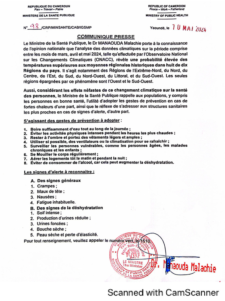 Alerte Canicule | PDF