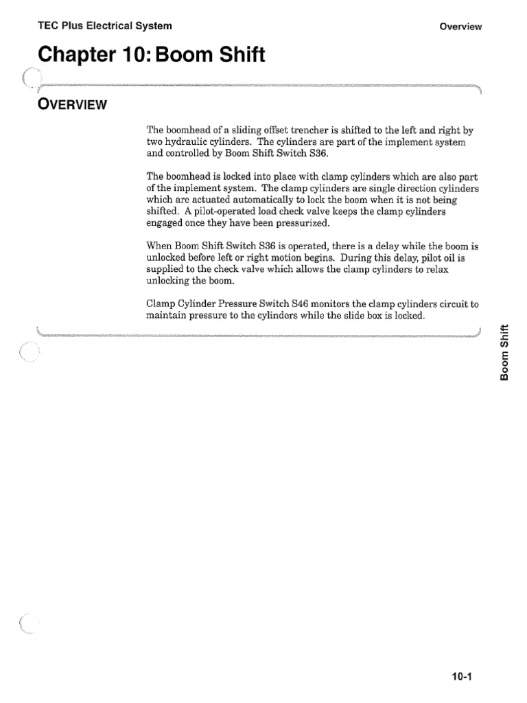 Boom Shift Electrical System Diagnostic Manual 10.0 | PDF