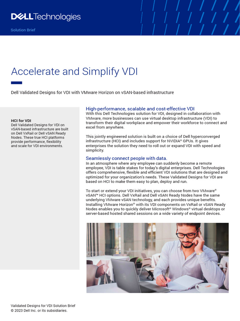 Accelerate Simplify Vdi Vsan Vmware SB 101 Web | PDF | Desktop Virtualization | Computer Cluster
