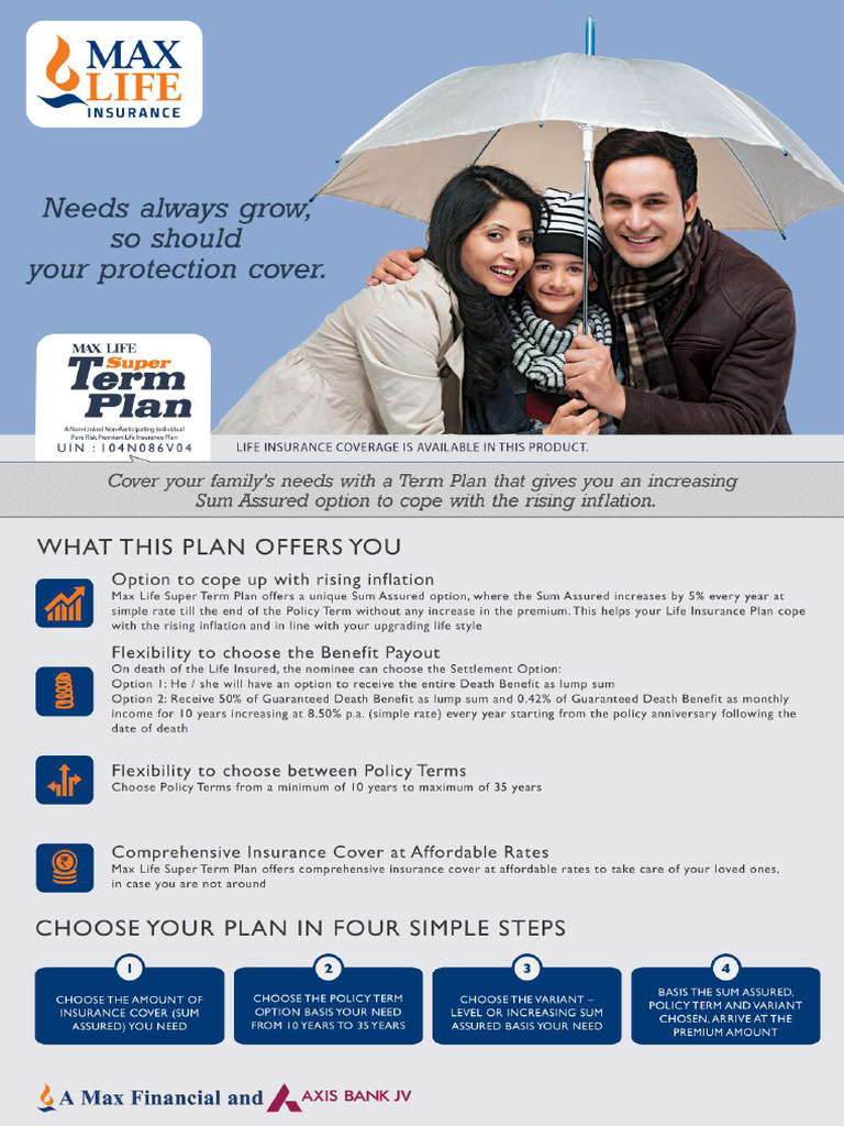 Super Term Plan Leaflet | PDF