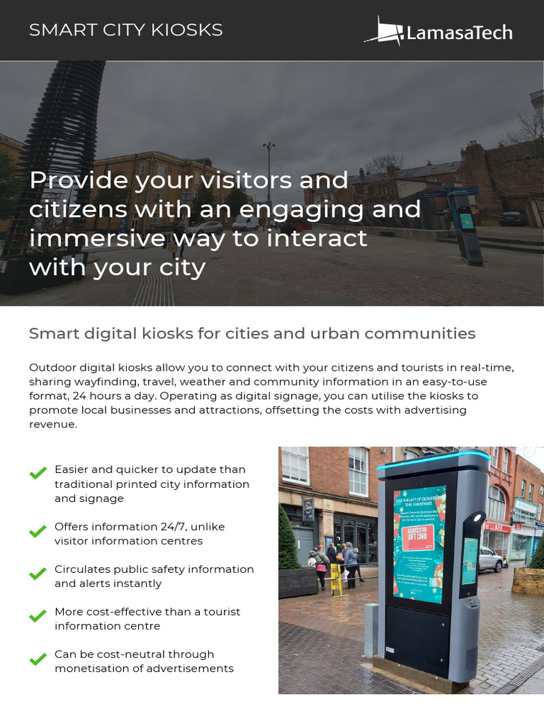 Smart City Kiosks for Urban Areas | PDF | Digital Technology ...