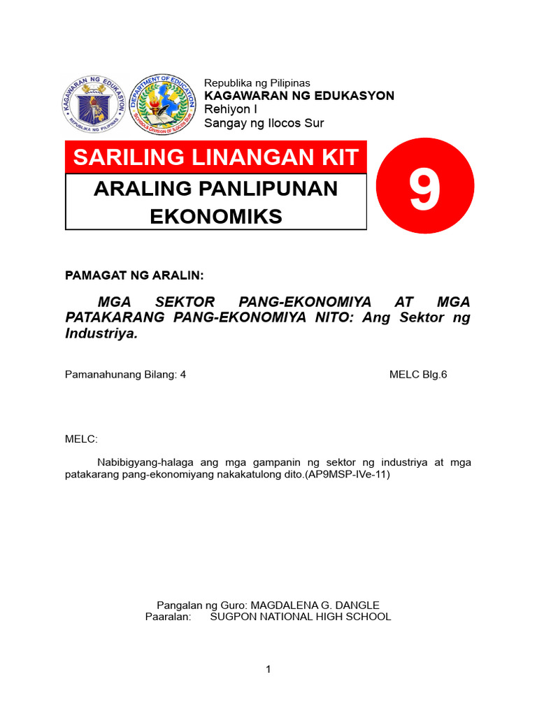 AP9 SLK Q4 WK 6 | PDF