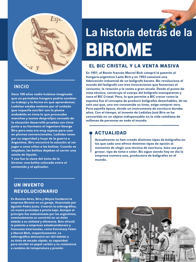 La historia detrás de la birome | PDF | Implementos de escritura ...