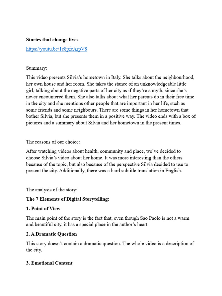 Stories That Change Lives | PDF | Language Arts & Discipline | Art