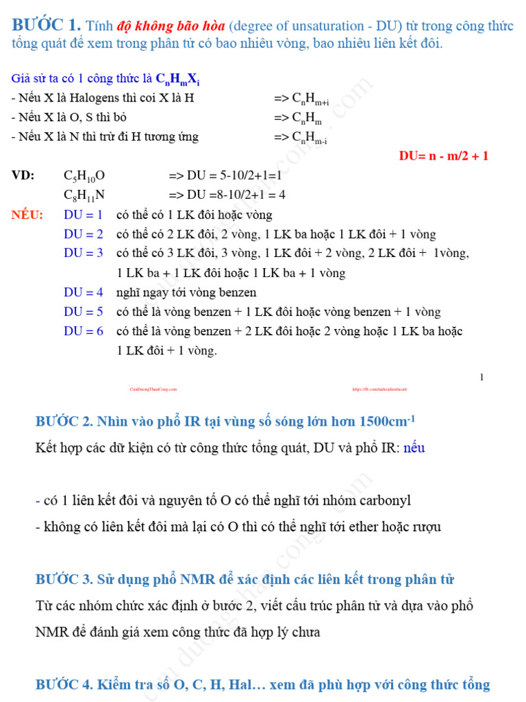 Phan Tich 2 Bai Tap NMR (Cuuduongthancong - Com) | PDF