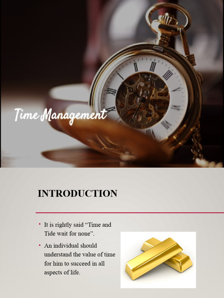 Time Management 1 | PDF | Time Management | Professional Skills