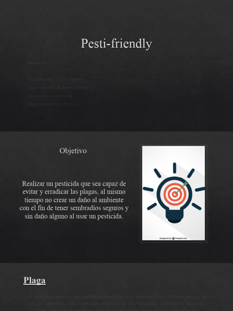 Pesti Friendly | PDF | Plaga (organismo) | Pesticida