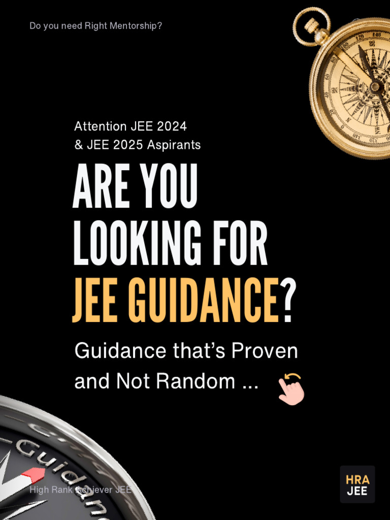 JEE Mentorship Program for 2024-25 | PDF | Mentorship | Social Psychology