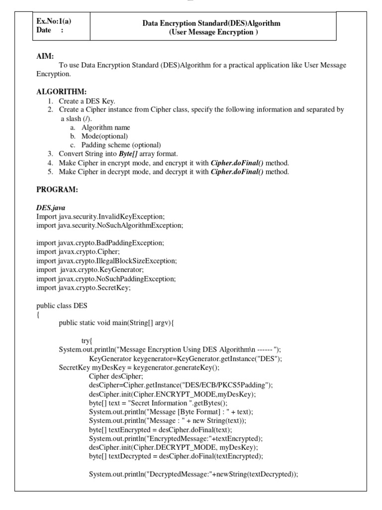 Ccs354-Network-Ecurity Manual | PDF | Internet Protocol Suite | Encryption