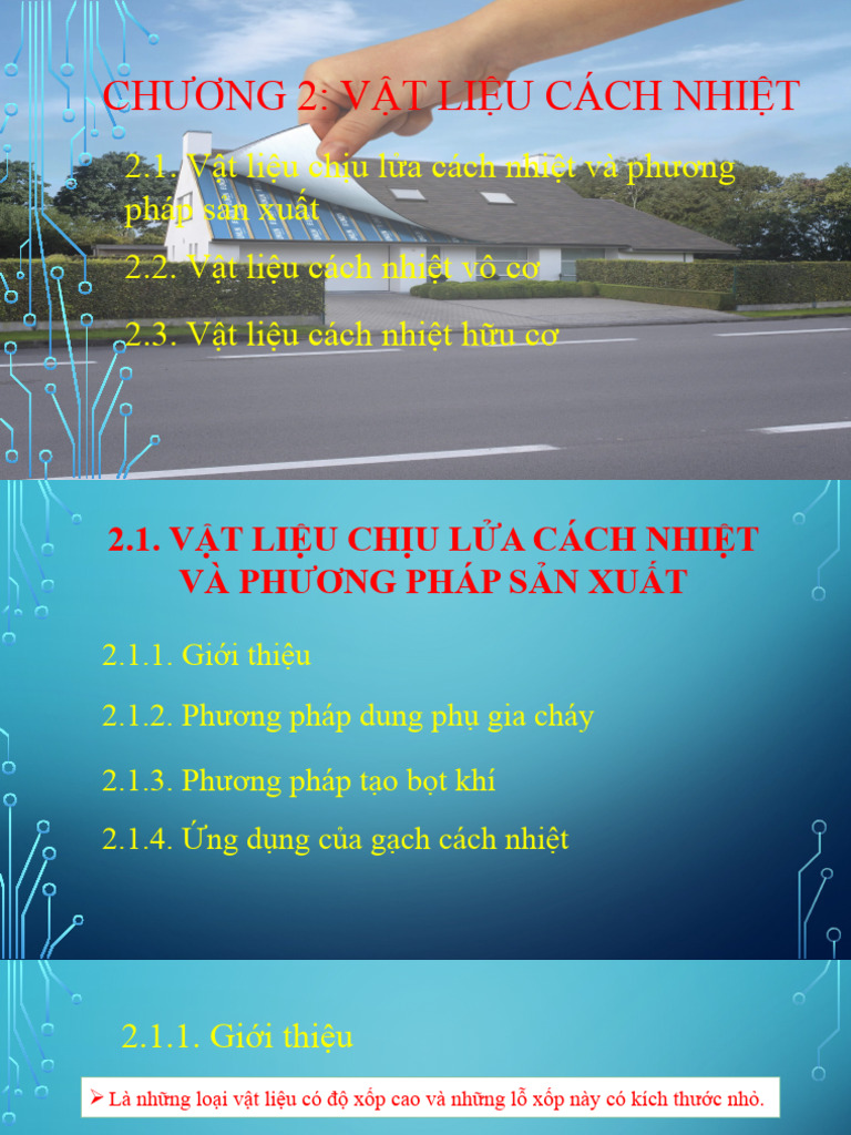 Chương 2 Vat Lieu Cach Nhiet | PDF