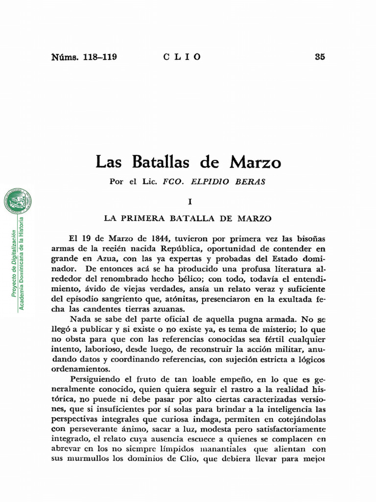 Clio 1962 118 119 035 067 | PDF | República Dominicana | Militar