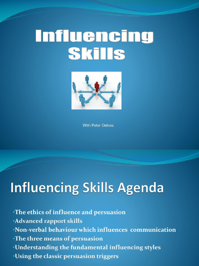 Influencing Skills | PDF
