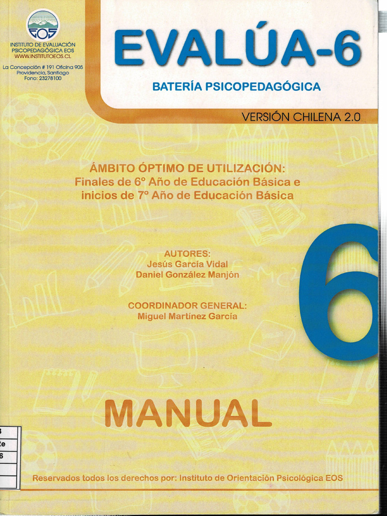 Manual Evalua 6 VCH 2.0 | PDF