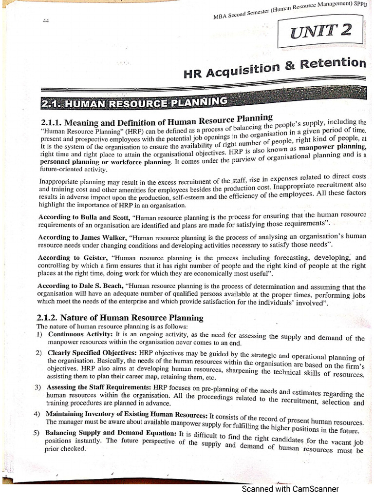 hrm-2-unit-thakur-pub | PDF