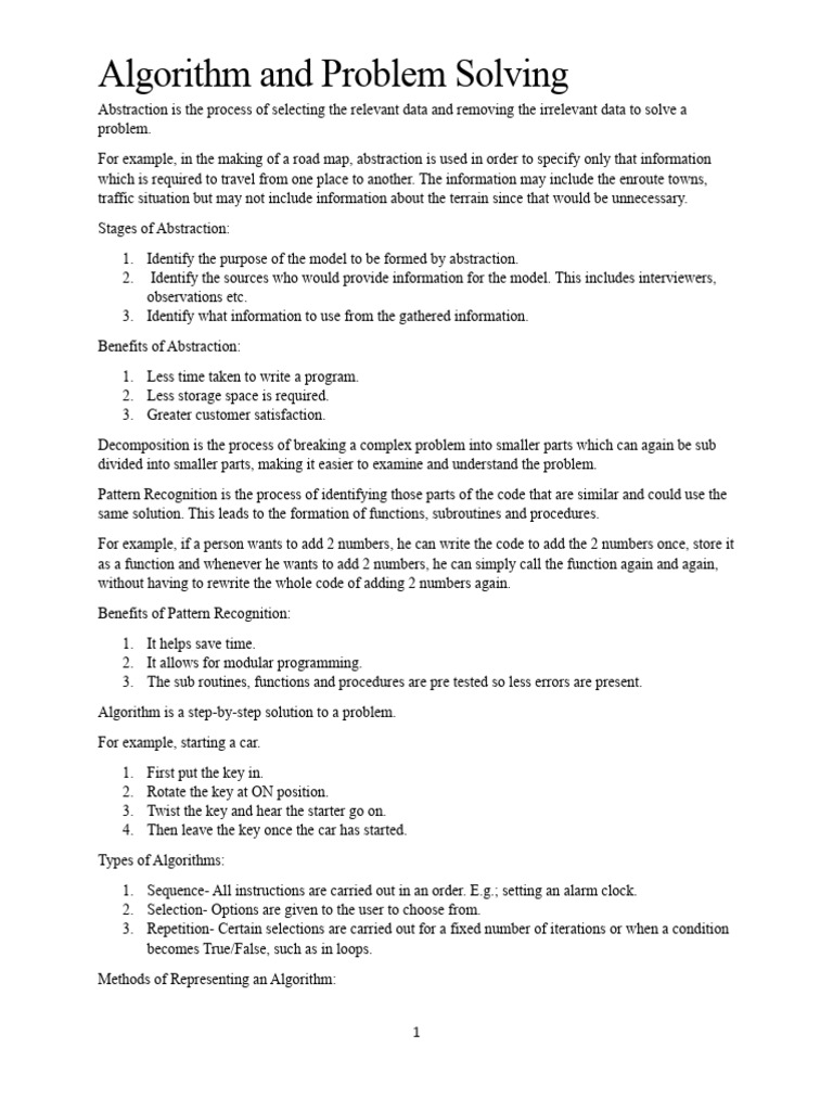 9 - Algorithm Design and Problem Solving | PDF | Algorithms | Information 9 - Algorithm Design and Problem Solving | PDF | Algorithms | Information
