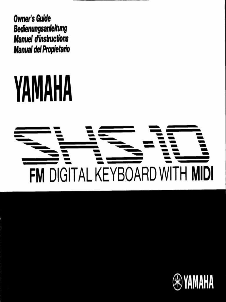 Manual Piano Yamaha Pdf
