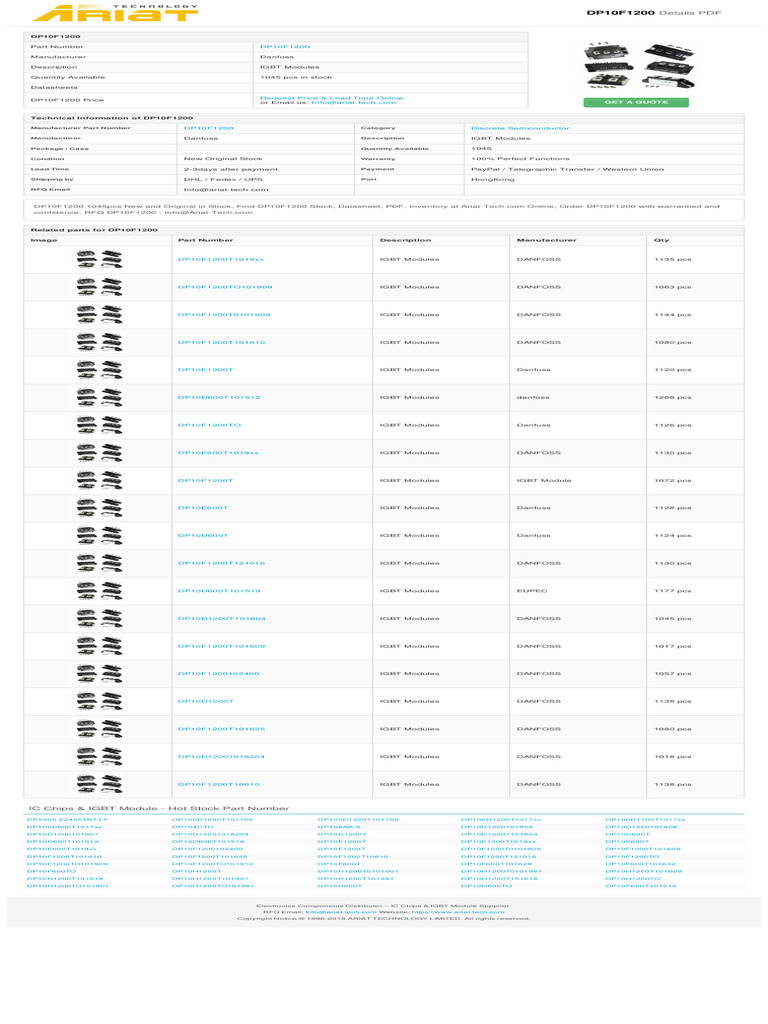 DP10F1200 | PDF | Personal Computers | Computer Engineering