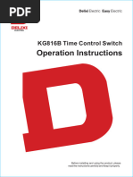 TopTronic TDDGT - Instruction Manual | PDF | Timer | Electronic Engineering