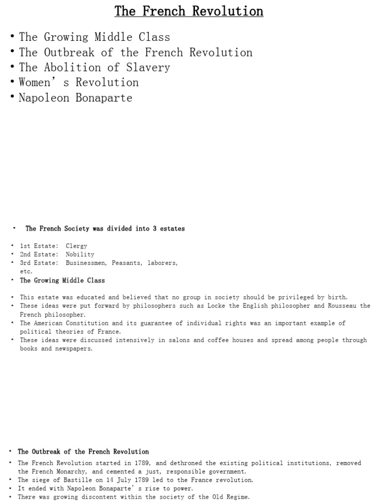 History Chapter 1 | PDF | French Revolution | France