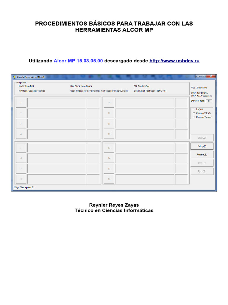 Guía de Uso de Alcor MP 15.03.05.00 | PDF | Juegos y actividades ...