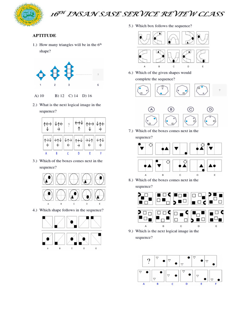 Aptitude | PDF | Shape | Circle