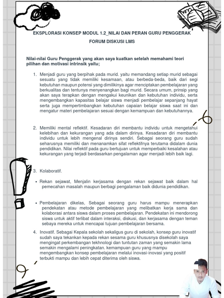 Yumpi Syahril - Modul 1.2 - Eksplorasi Konsep | PDF | Karier ...