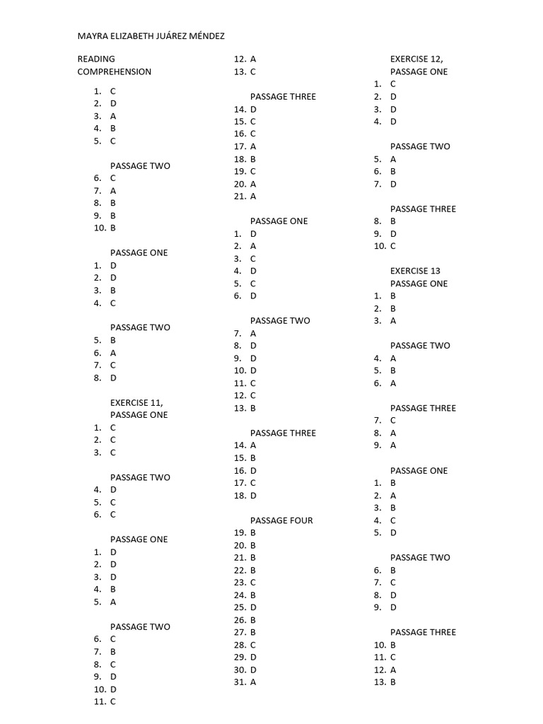Reading Comprehension 25032022 | PDF
