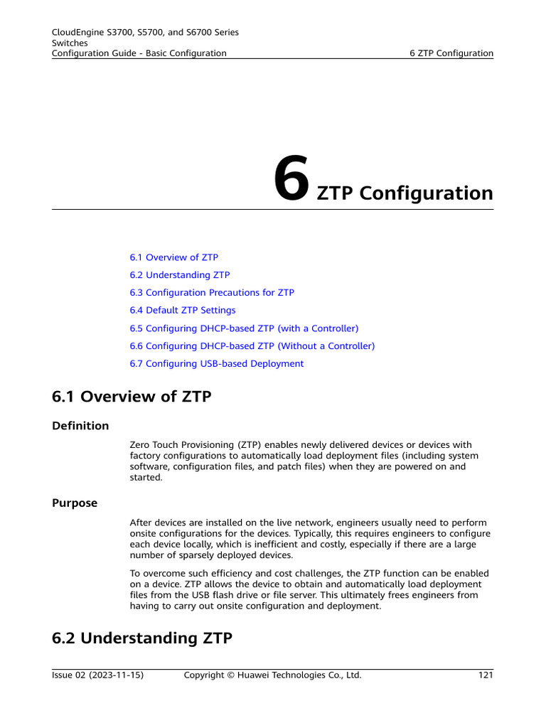01-06 ZTP Configuration | PDF | Public Key Certificate | Ip Address