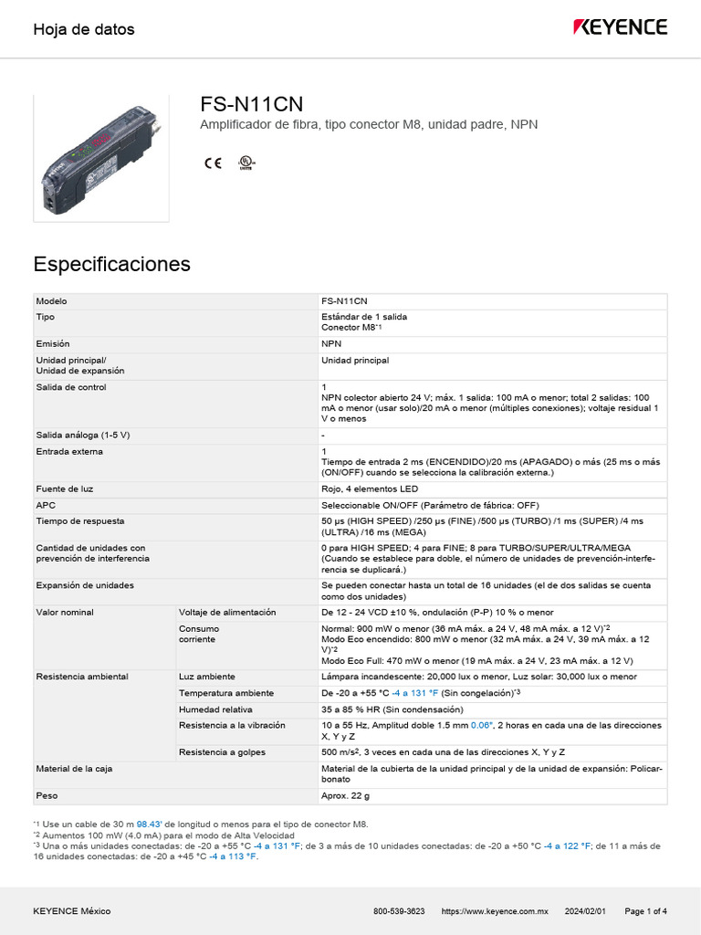 FS N11CN Datasheet | PDF | Ingenieria Eléctrica | Electricidad