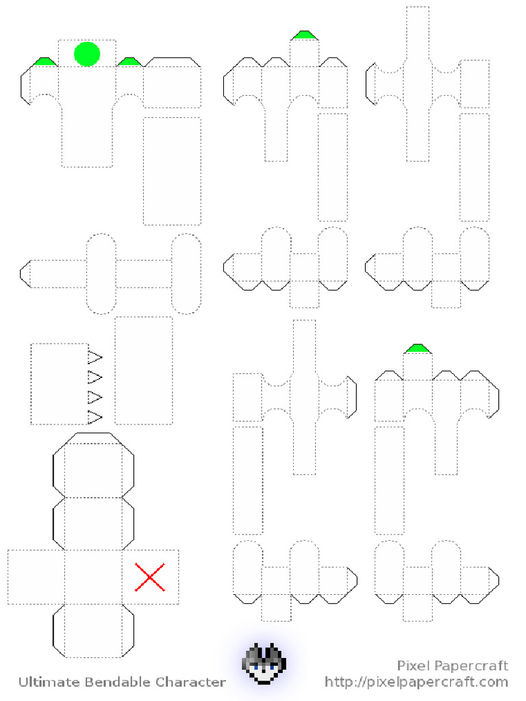 Minecraft Bendable Character | PDF