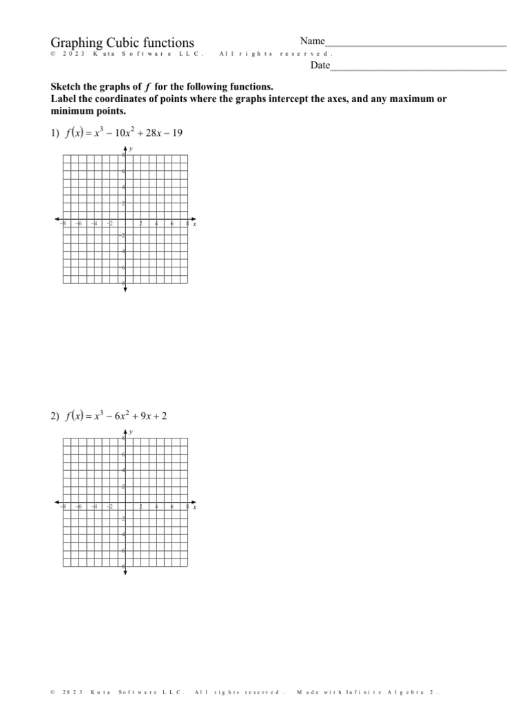 Cubic Functions Graphing | PDF | Analysis | Applied Mathematics