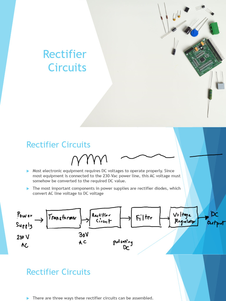 Module 4 - Rectifier Circuits | PDF | Rectifier | Electronics