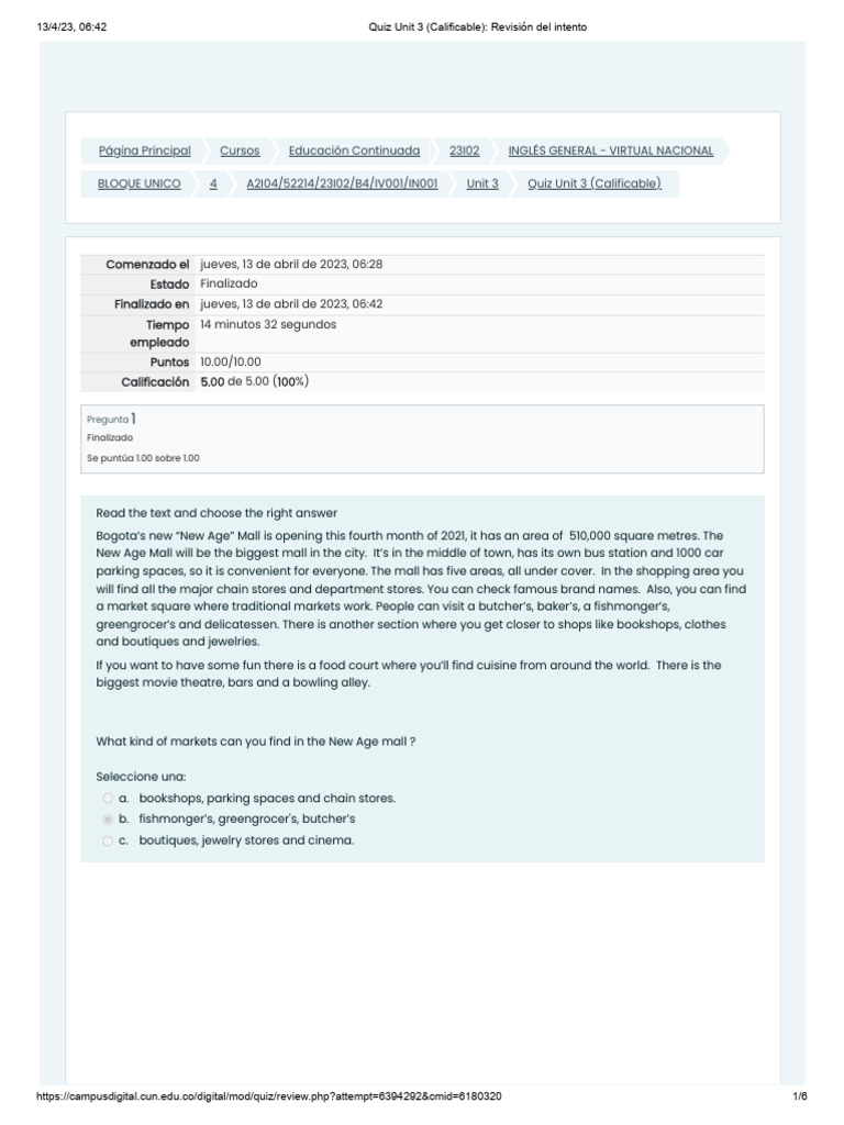 Quiz on Miskitos and Unit 3 Concepts | PDF | Self-Improvement