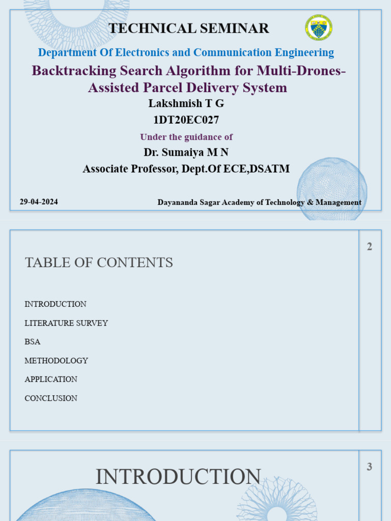 Tech Seminar | Download Free PDF | Unmanned Aerial Vehicle