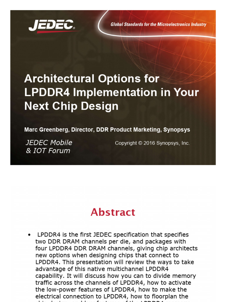 JEDEC | PDF | Dynamic Random Access Memory | Computer Engineering