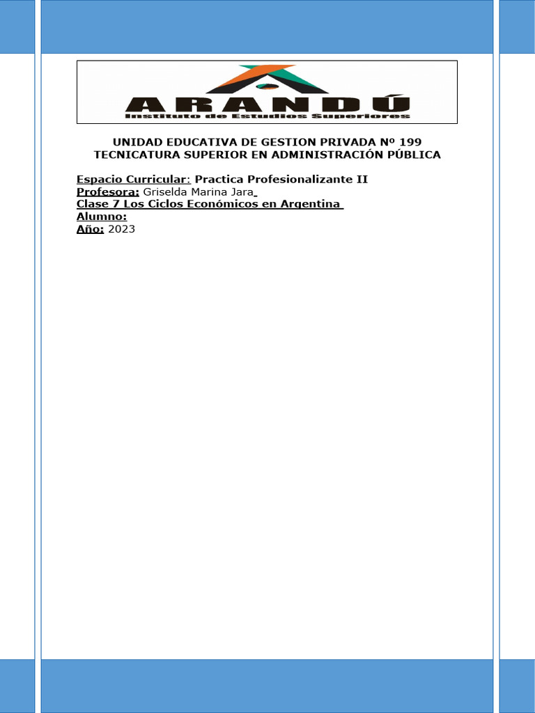 Problemática II - Clase 7 | PDF | Argentina