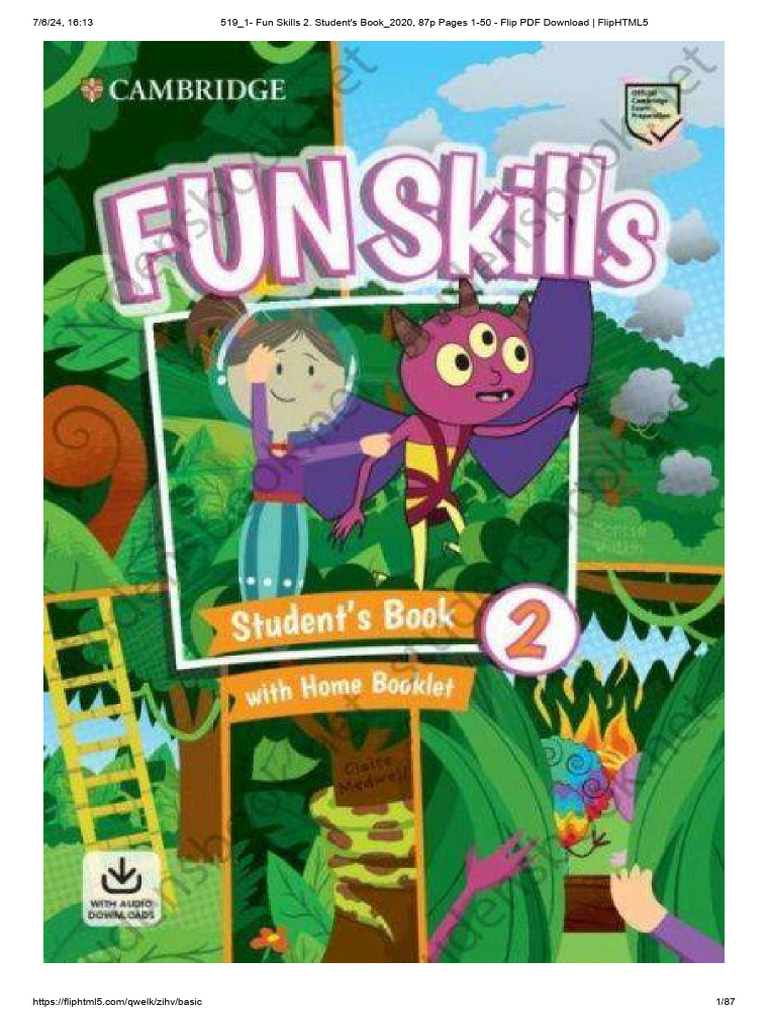 519 - 1 - Fun Skills 2. Student's Book - 2020, 87p Pages 1-50 - Flip ...